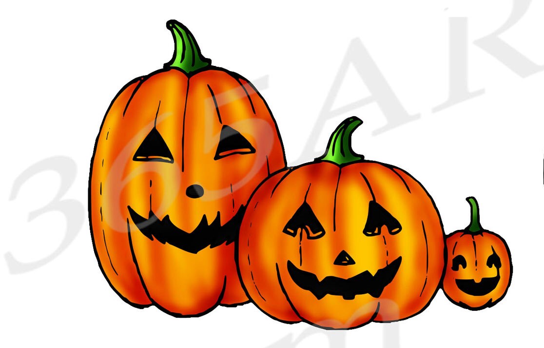 Cute Halloween Clipart Halloween Clip Art Digital Hand - Etsy