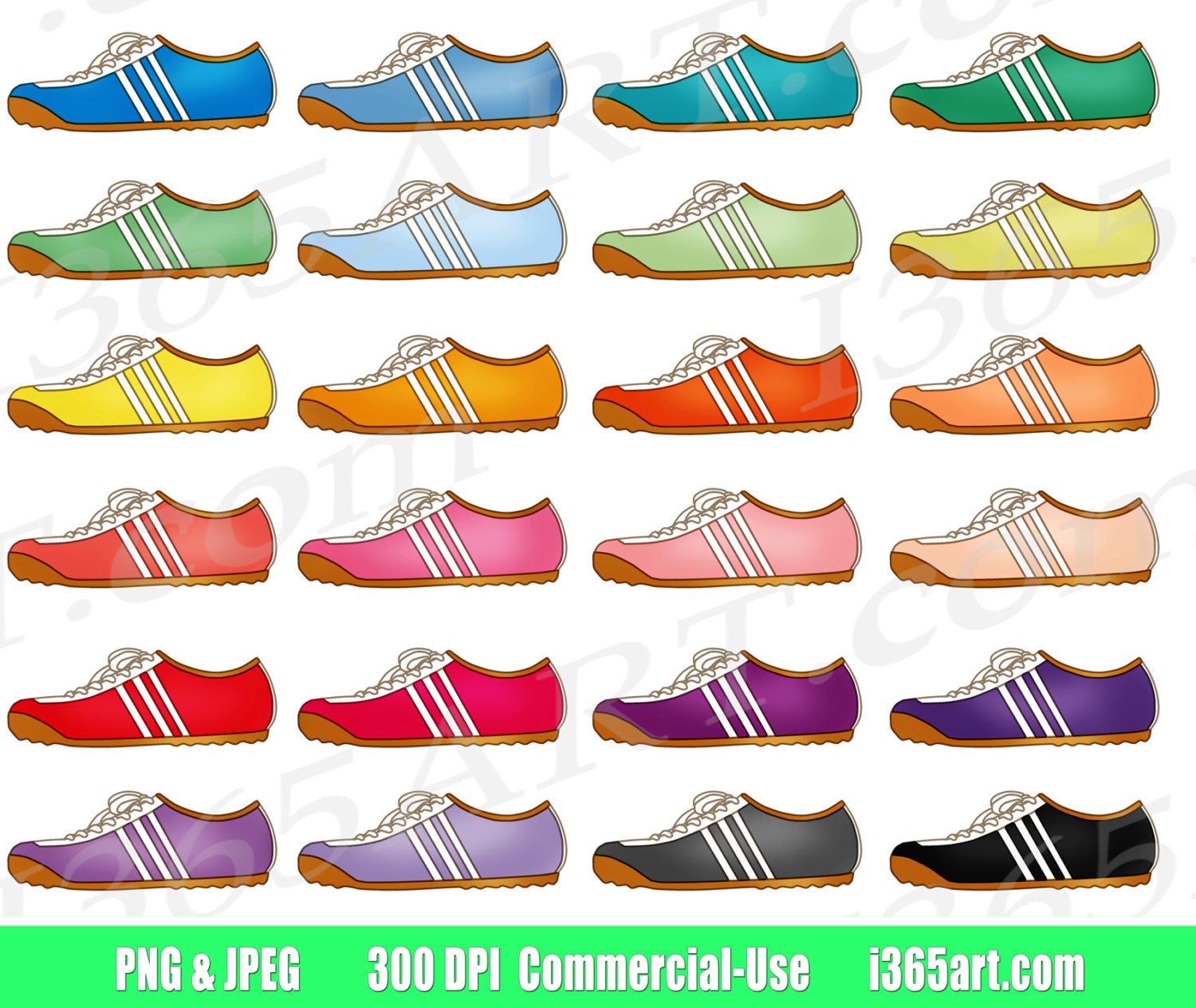 Track Shoes Clip Art