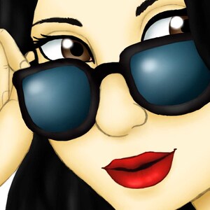 Sunglass Girls Clipart, Diverse Women Clipart, African American Clipart ...