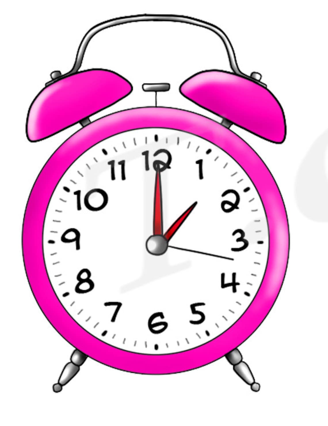 Alarm Clock Clipart Alarm Clock Clip Art Scrapbooking Party - Etsy