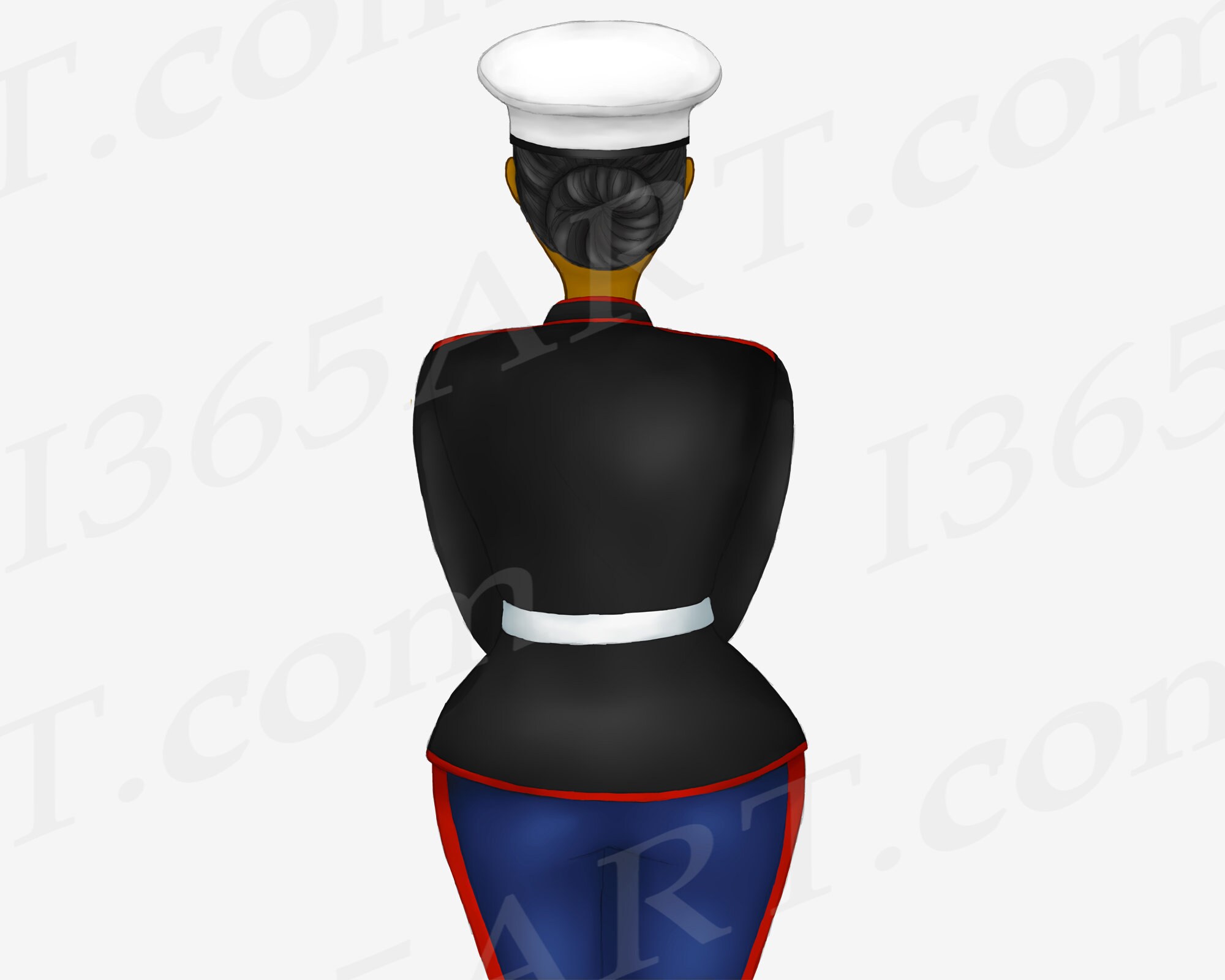 Marine Woman Clipart, Marines Clipart, Independence, Memorial Day ...