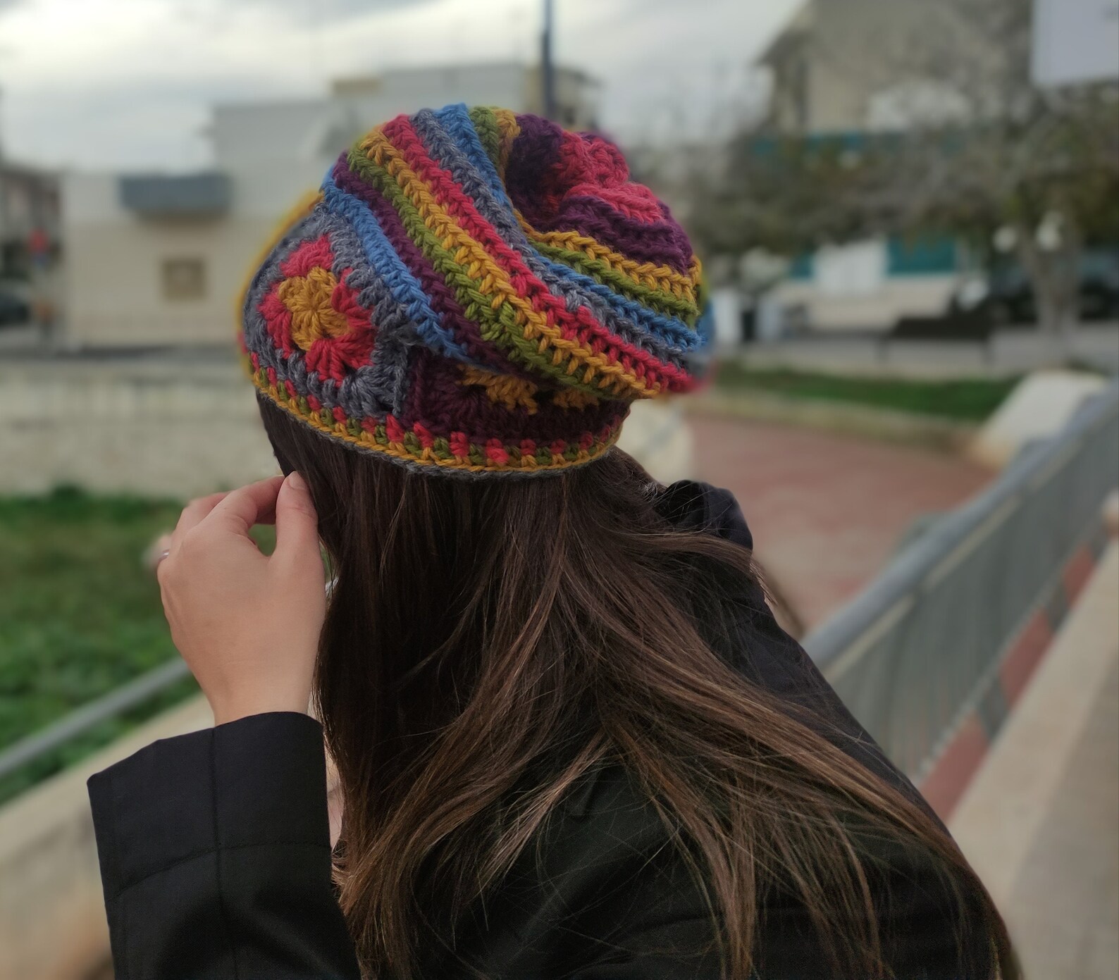 Granny Knit Crochet Wool Beanie Hat, Winter Woman Man Kids Newborn ...