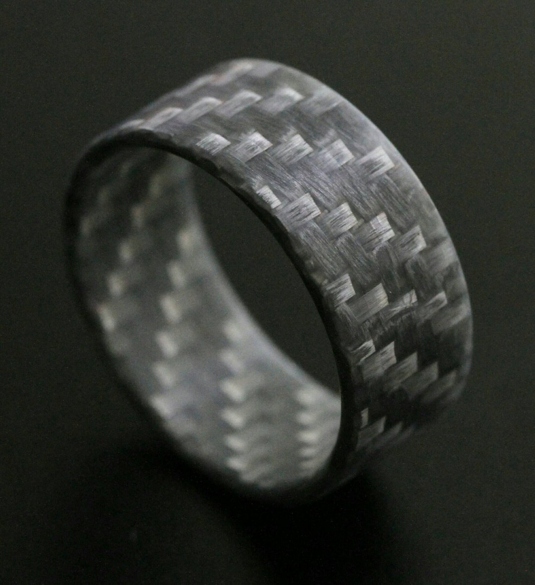 Silver Non-conductive Ring. Men's Fiberglass Wedding Ring the ...