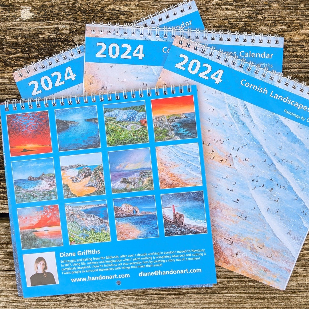 2024 Cornish Landscapes Calendar - Etsy
