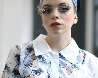 Pretty Disturbia Baby Blue Taffeta Full-circle 1950's | Etsy