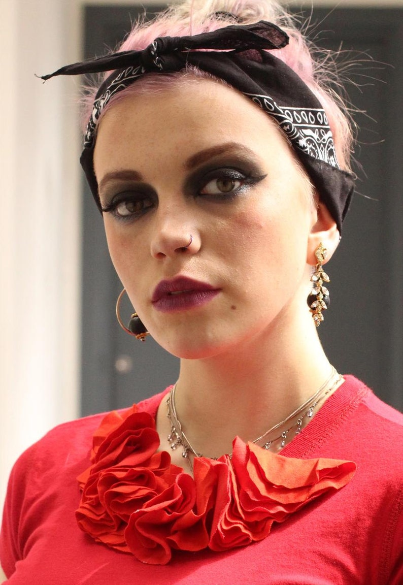Pretty Disturbia Black Punk Grunge Bandana - Etsy