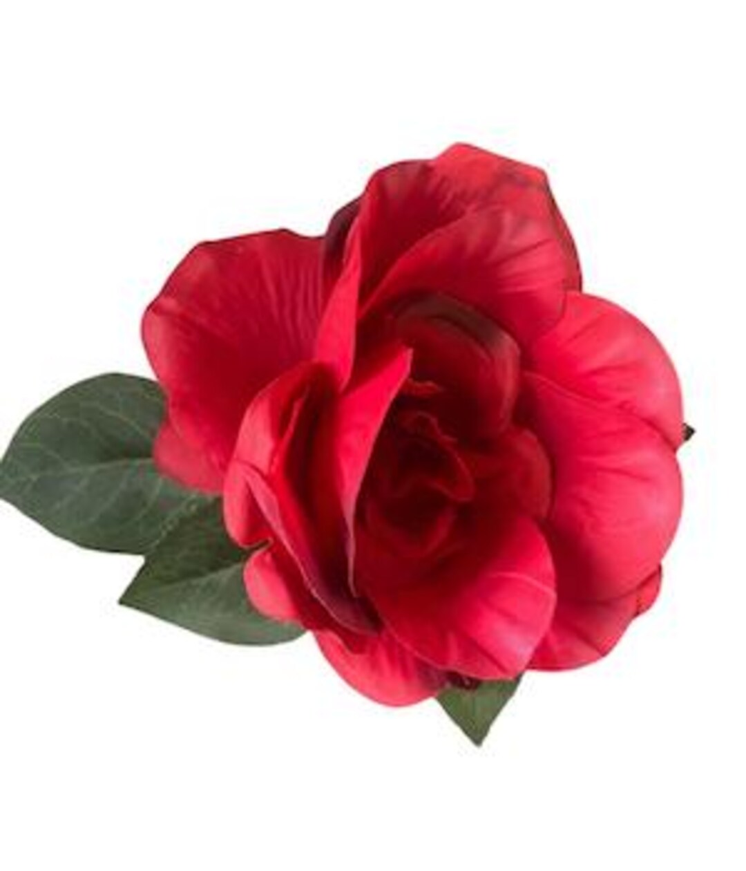 Handmade Red Burlesque Hair Flower Clip - Etsy