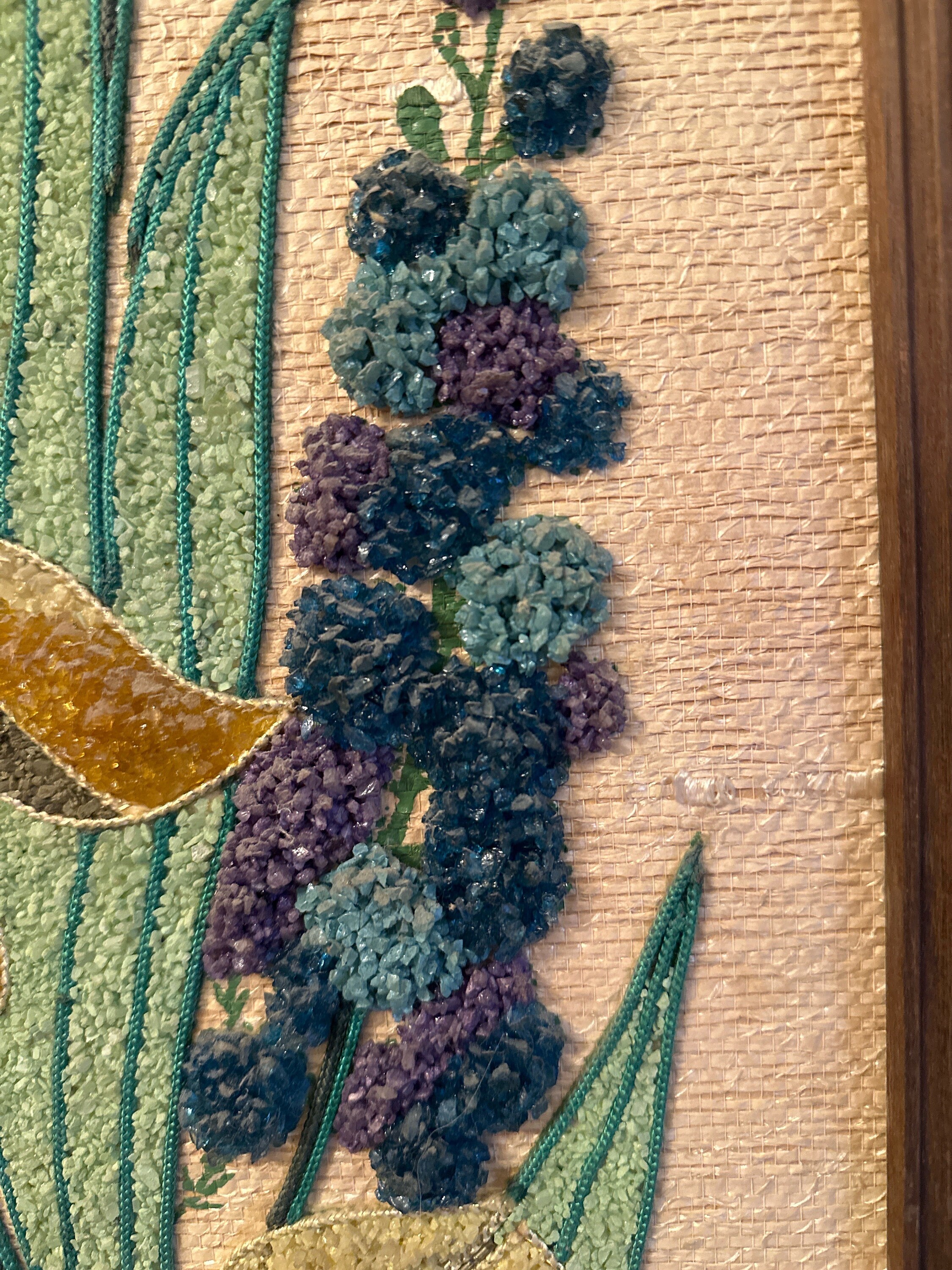 Iris Gravel Art Vintage - Etsy