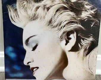 Madonna True Blue Album Cover Duotone Photo Engraving Print of Original ...