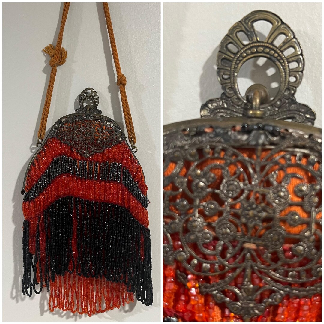 Vintage 1920’s BEADED FLAPPER PURSE - Etsy