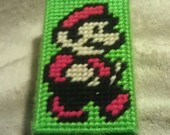 Items similar to Mario plastic canvas large Trinket Box on Etsy