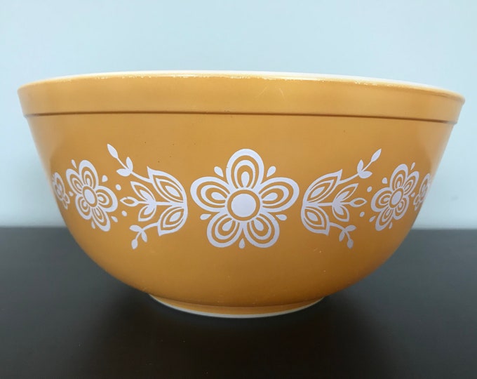 Vintage Pyrex Butterfly Gold Mixing Bowl 403 - Etsy