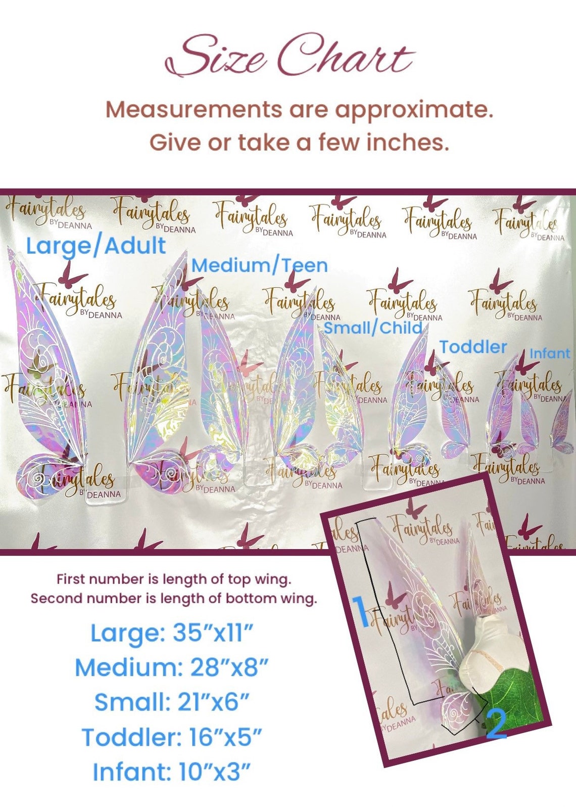 Fawn Inspired Fairy Wings / Fairy Wings Similar to Fawn / - Etsy