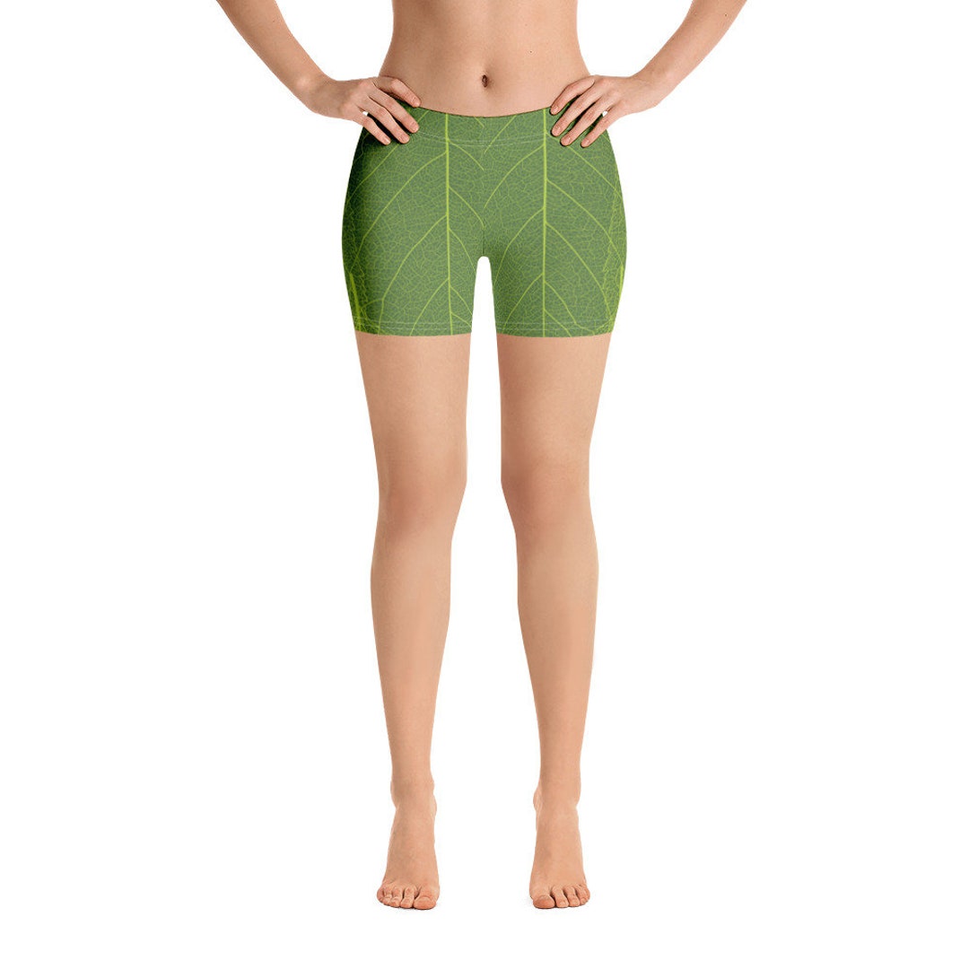 Tinker Bell Leaf Print Shorts / Tinkerbell Undershorts / Leaf Shorts ...