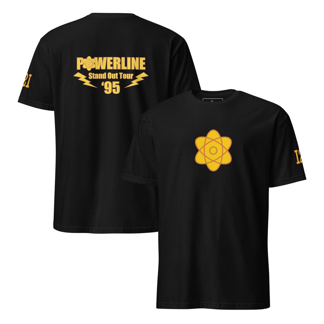 Powerline Inspired Stand Out Tour T-shirt / World Tour Shirt ...