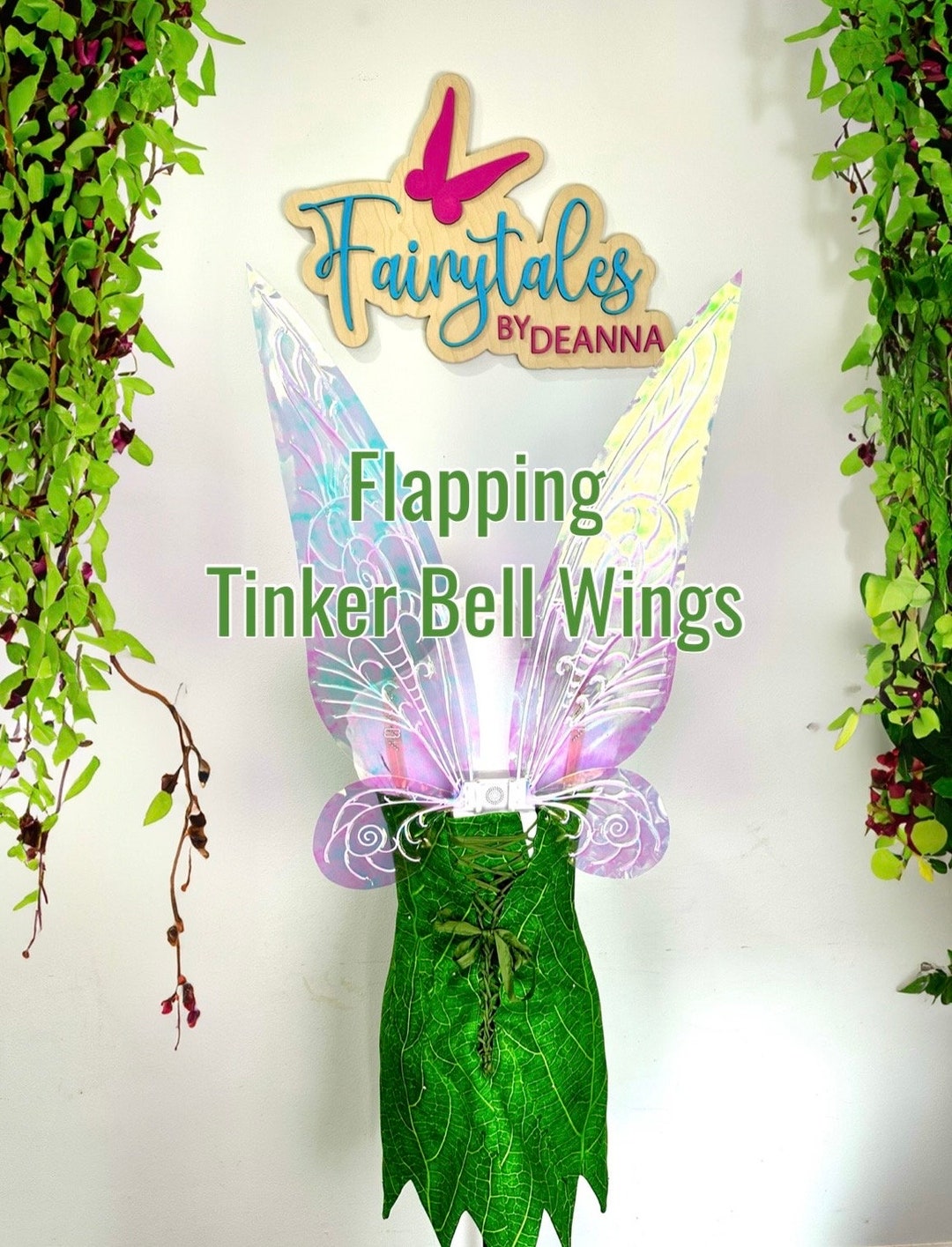 Flapping Tinker Bell Inspired Fairy Wings / Mechanical Wings / Moving Fairy Wings Adult ...