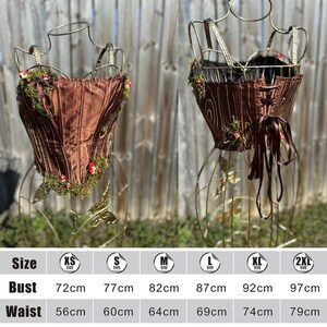 Mushroom Corset / Tree Bark Moss Corset / Fairycore Corset ...