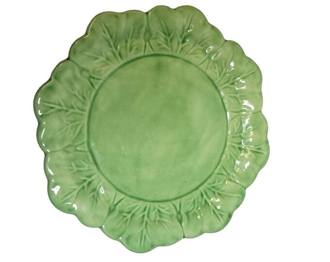 Vintage Holland Mold Cabbage Leaf Underplate Base for Matching Soup ...