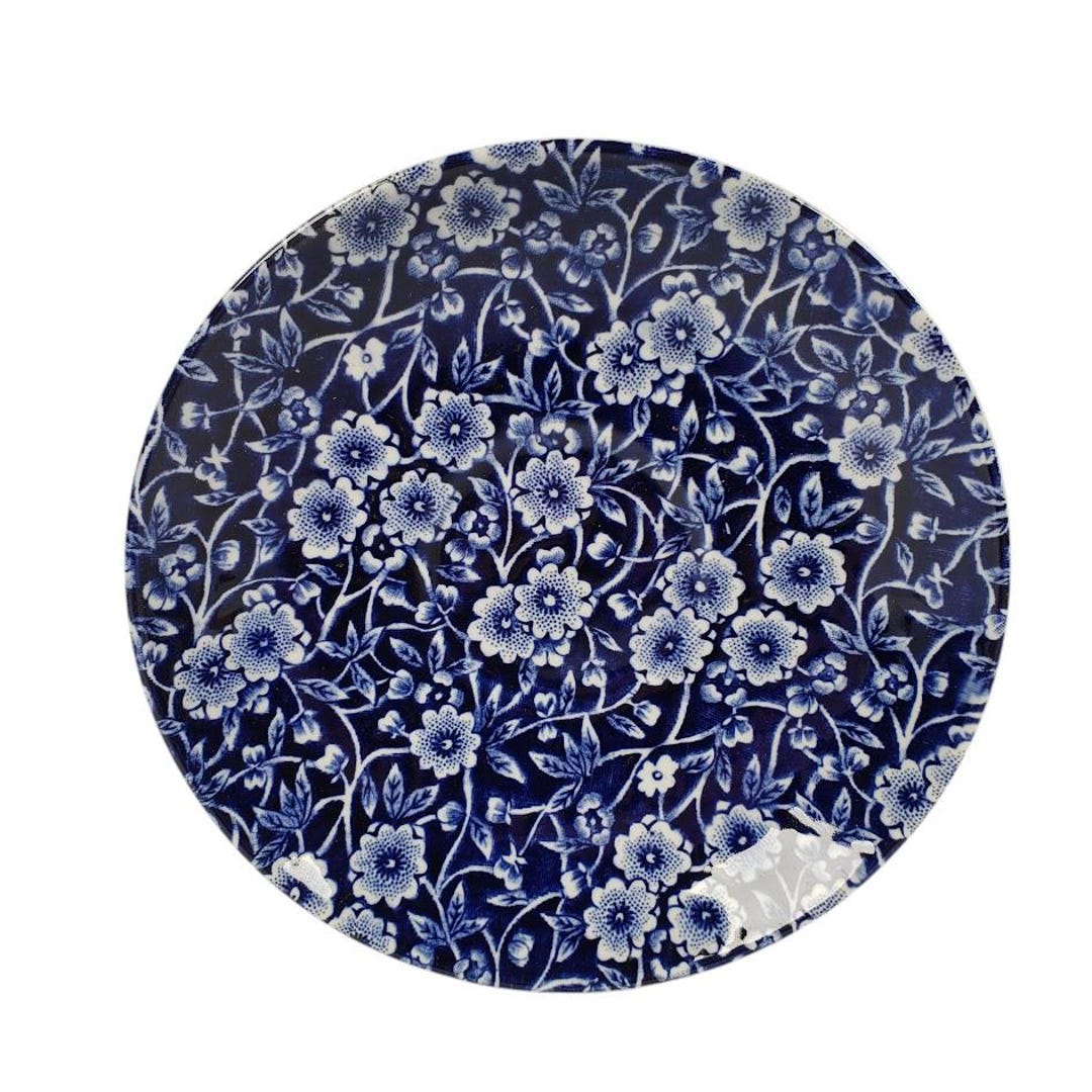 Crownford China Co Calico Saucer Blue Chintz Made in Staffordshire ...