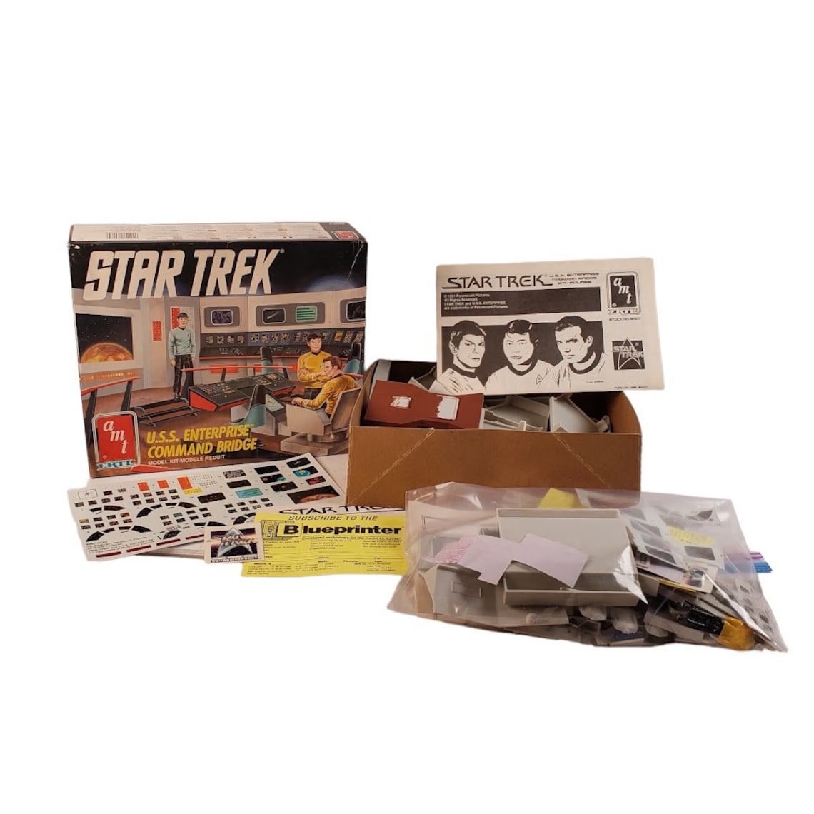 Star Trek USS Enterprise Command Bridge Model Kit 6007 2 Sets - Etsy