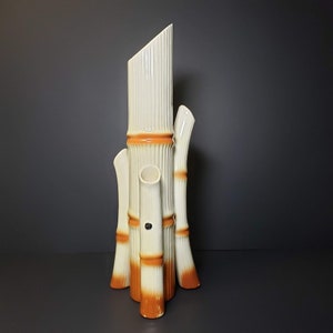 Vintage NIMY Manufacture Imperiale Et Royale Pottery Bamboo Shoot Vase ...