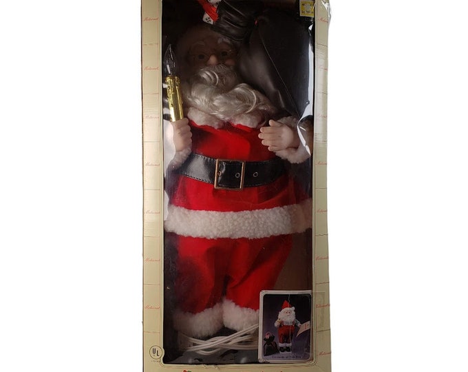 Vintage Telco Motionettes Display Figure Animated Illuminated Santa ...