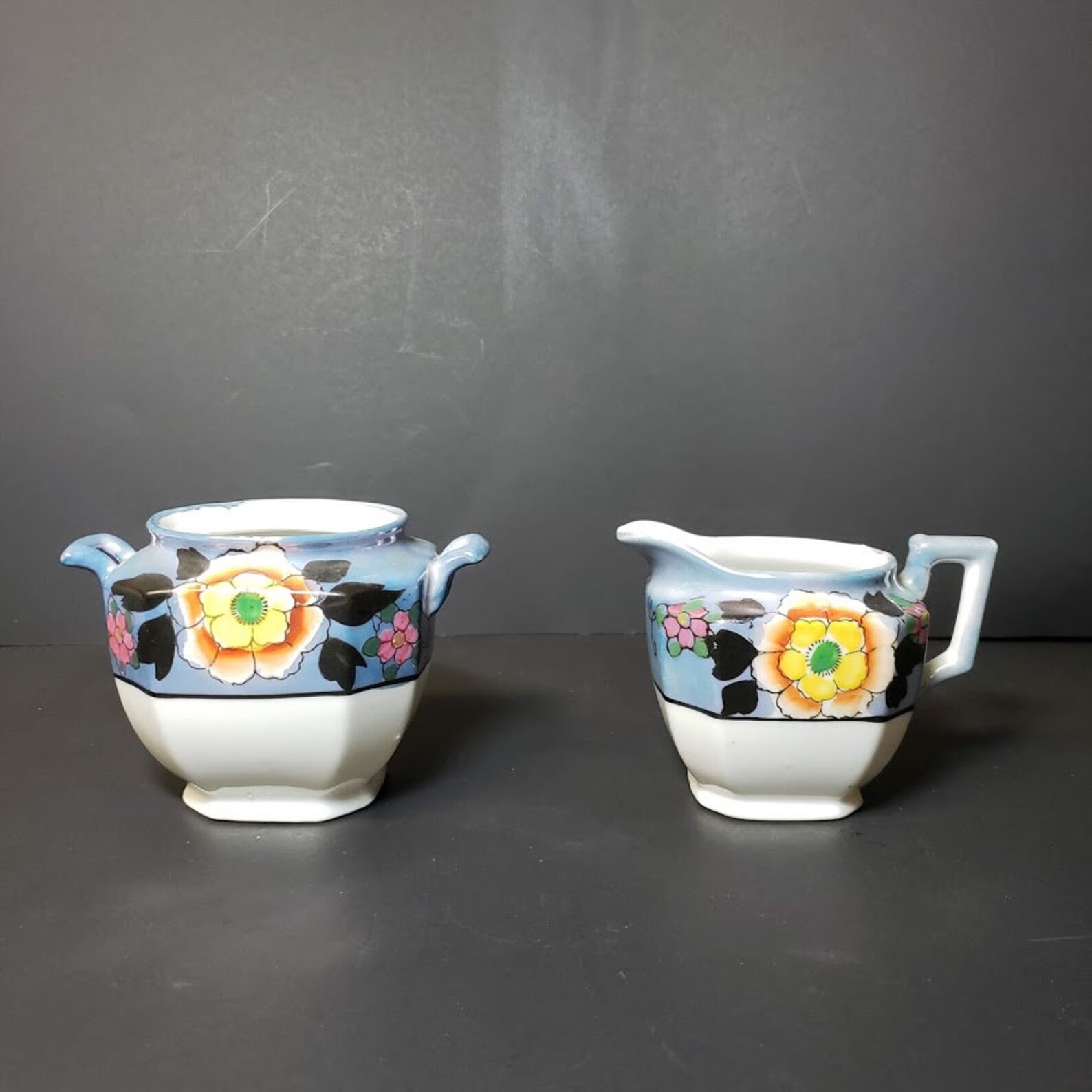 17 Piece Vintage Blue Lusterware Tea Set Made in Japan Teapot - Etsy