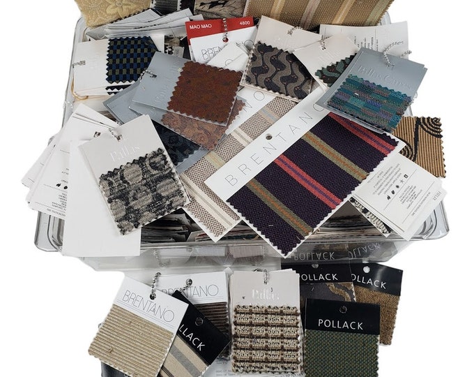 Upholstery Fabric Sample Swatches Brentano Pallas HUGE Lot Over 6 ...