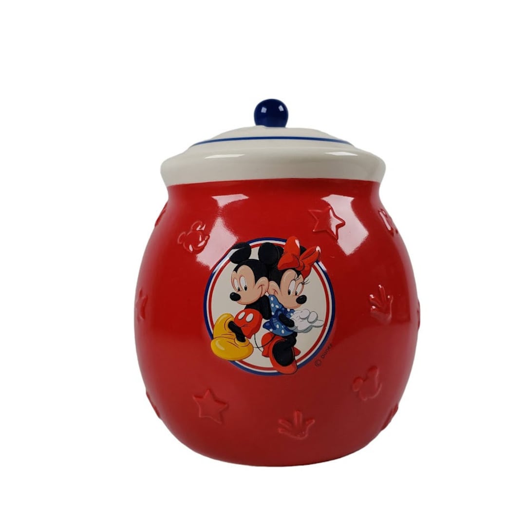 Mickey Mouse Cookie Jar Disney Good for Pet Treats Too Ceramic 7 Tall ...