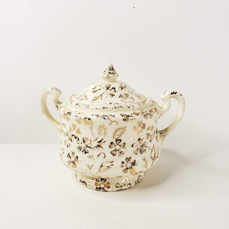 Adam Antiques Steubenville China Tea Set Teapot Sugar Bowl & | Etsy