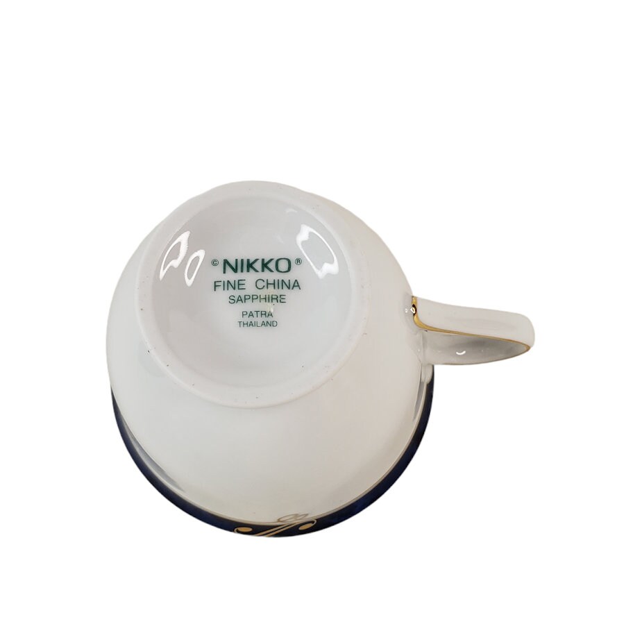 Vintage Nikko Fine China Sapphire Patra Tea Cup and Saucer | Etsy Ireland