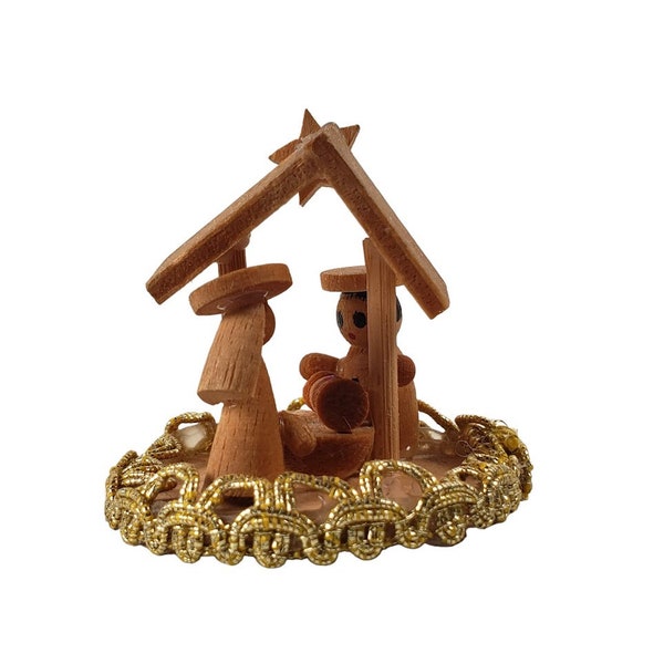 German Wood Carved Nativity - Etsy