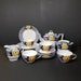 17 Piece Vintage Blue Lusterware Tea Set Made in Japan Teapot Cups ...