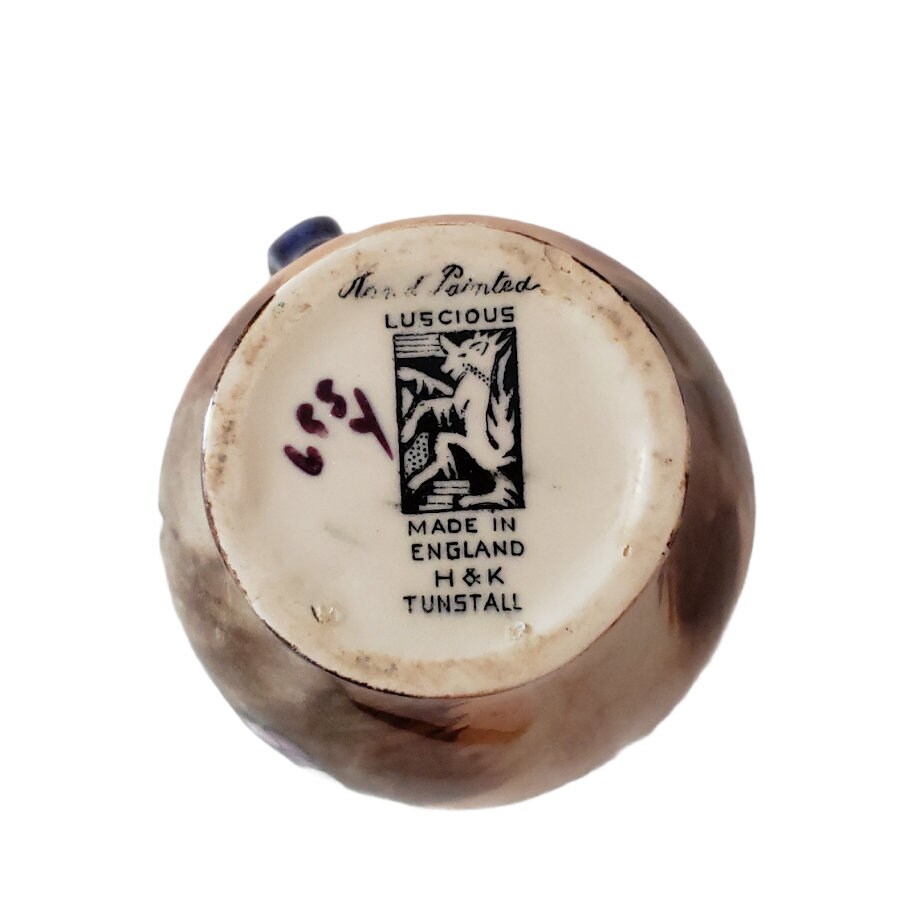 Vintage H &K Tunstall Pottery Jug Luscious Art Deco Fruit | Etsy