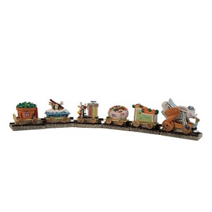 Bunny Express Easter Train 6 Cars Cold Cast Porcelain ET01 Vintage 1996 ...