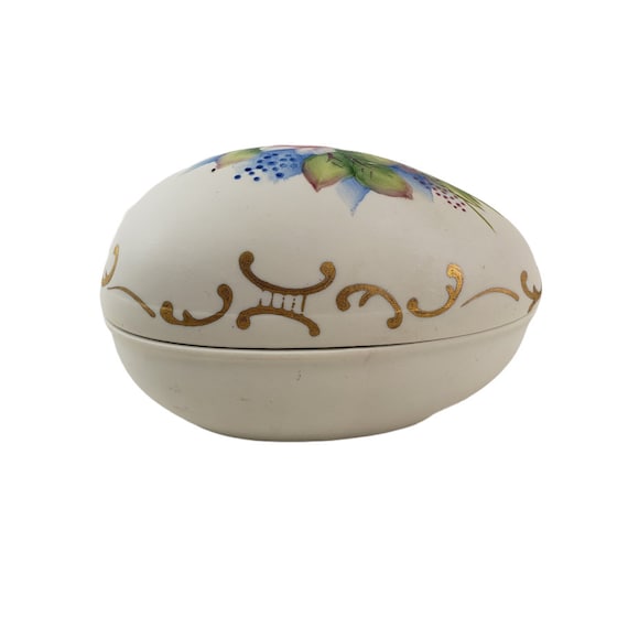 Vintage Lefton Porcelain Bisque Hand Painted Egg Art & Collectibles ...