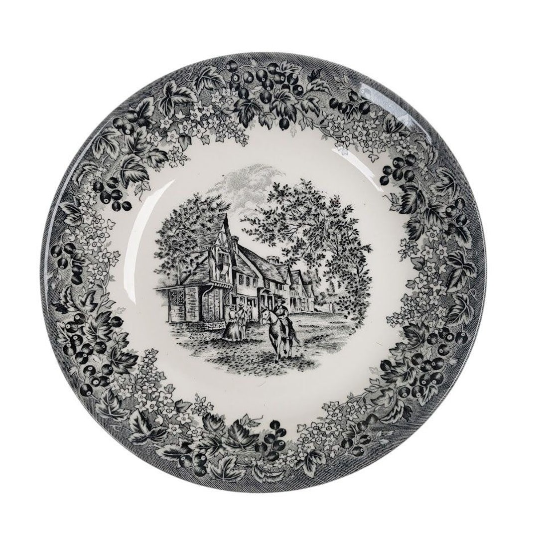 Vintage Wedgwood Queens Ware Salad Bowl Chiddingstone Kent Made in ...