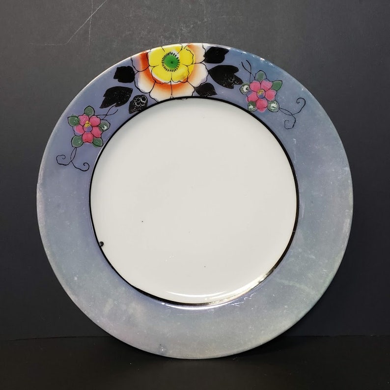 17 Piece Vintage Blue Lusterware Tea Set Made in Japan Teapot | Etsy