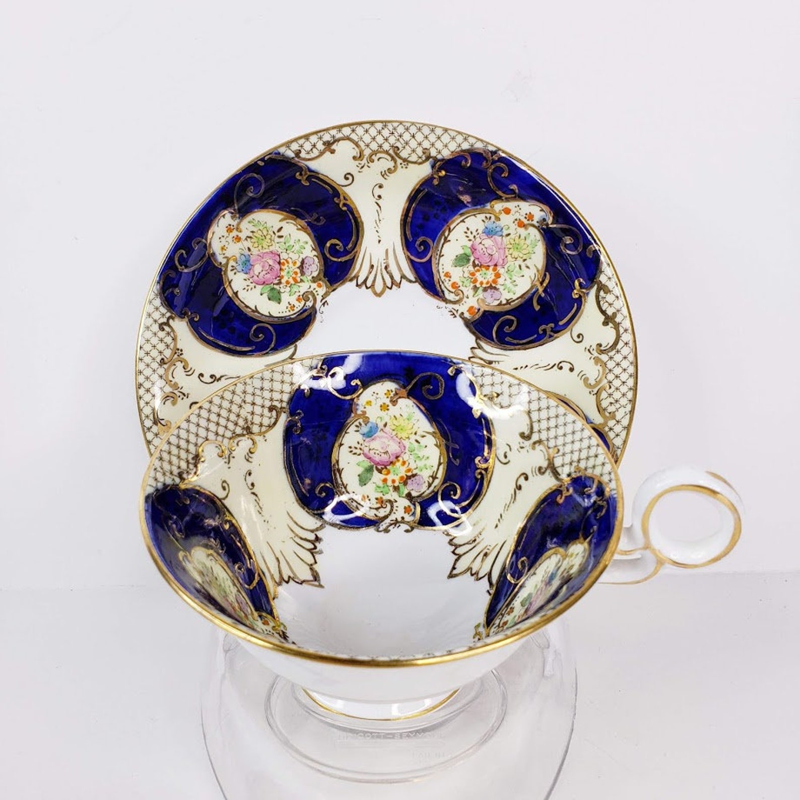 Antique Fenton Regent Tea Cup and Saucer Bone China Made in England ...