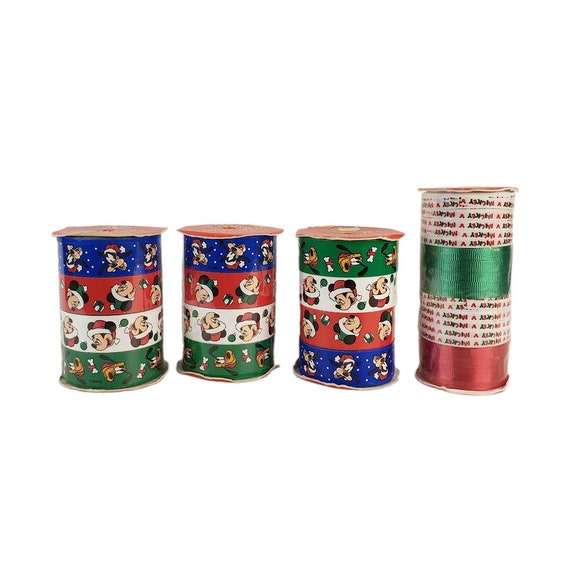 Disney Mickey Mouse Ribbon Cleo for Craft Gift and Wrap 4 - Etsy