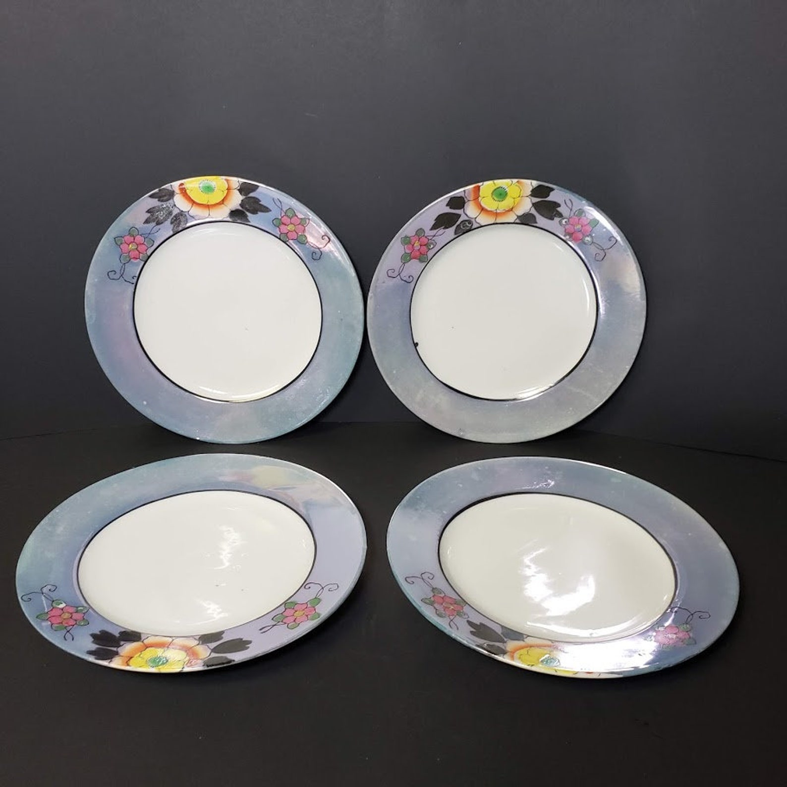 17 Piece Vintage Blue Lusterware Tea Set Made in Japan Teapot - Etsy