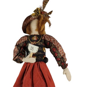 Vintage Phoebe Greathouse Winifred Baxter Cloth Folk Art Doll Burt's ...