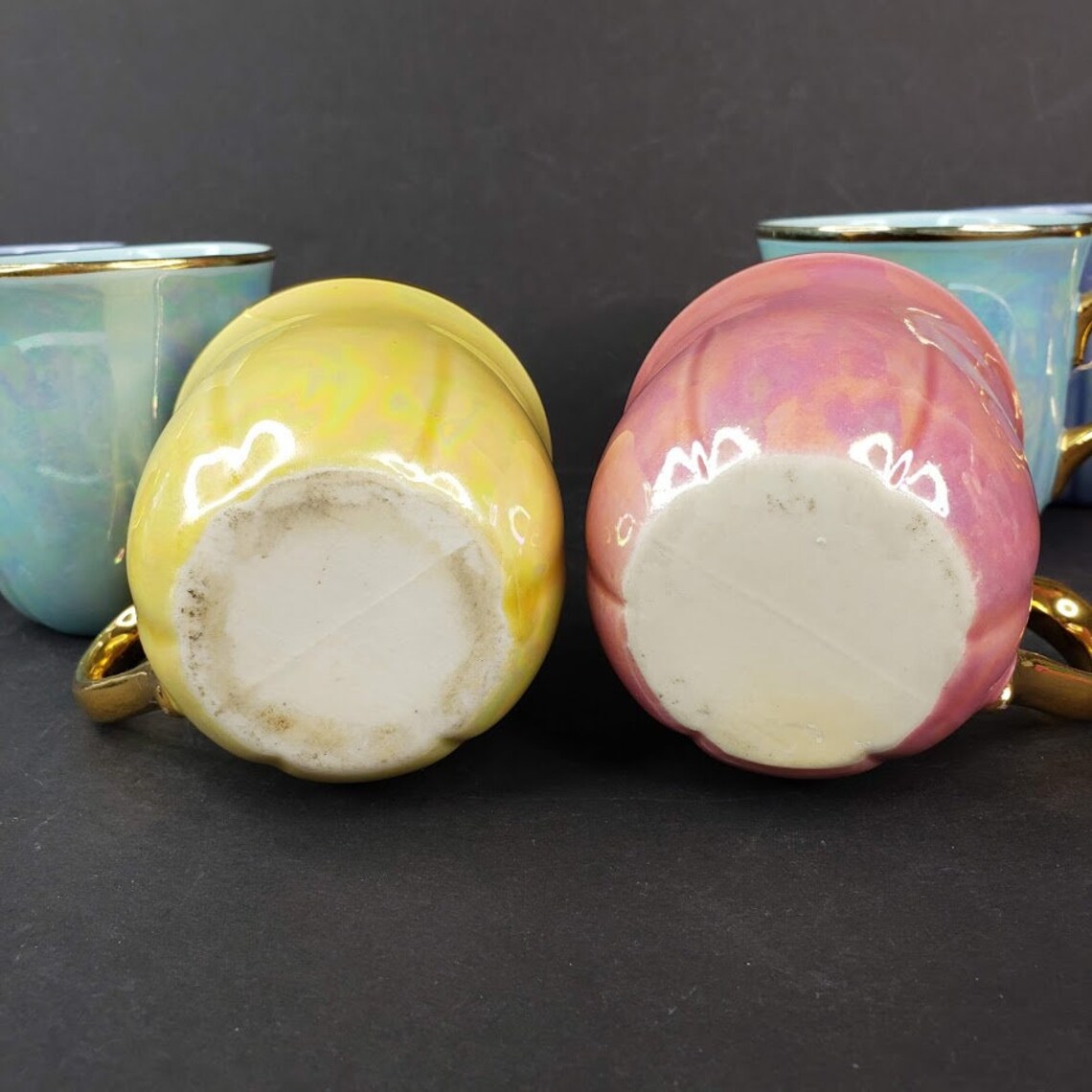 Vintage Acme Craftware USA Porcelain Dinnerware 22 Carat Gold | Etsy