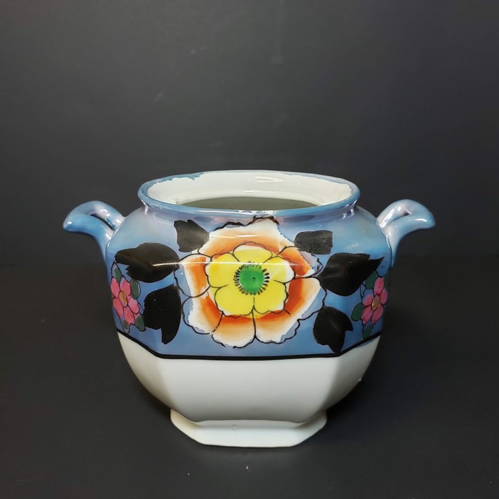 17 Piece Vintage Blue Lusterware Tea Set Made in Japan Teapot | Etsy