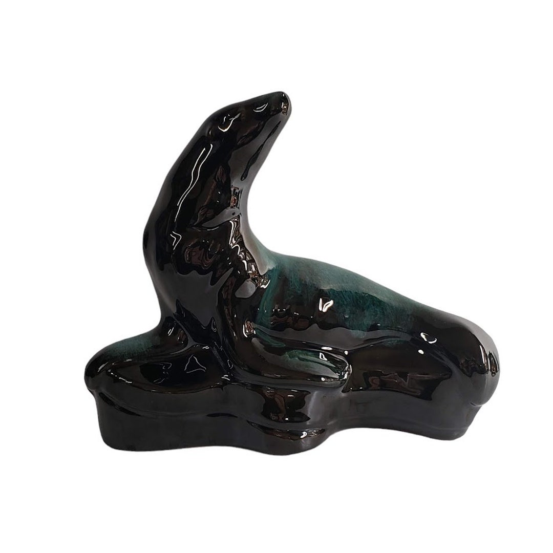 Blue Mountain Pottery Seal Sea Lion Figure Reflowing Decorating Glaze ...