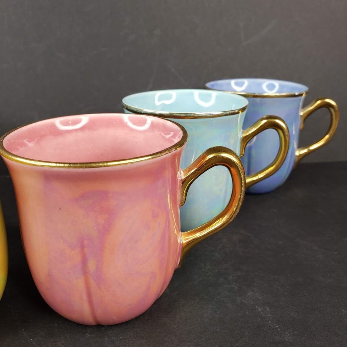 Vintage Acme Craftware USA Porcelain Dinnerware 22 Carat Gold | Etsy