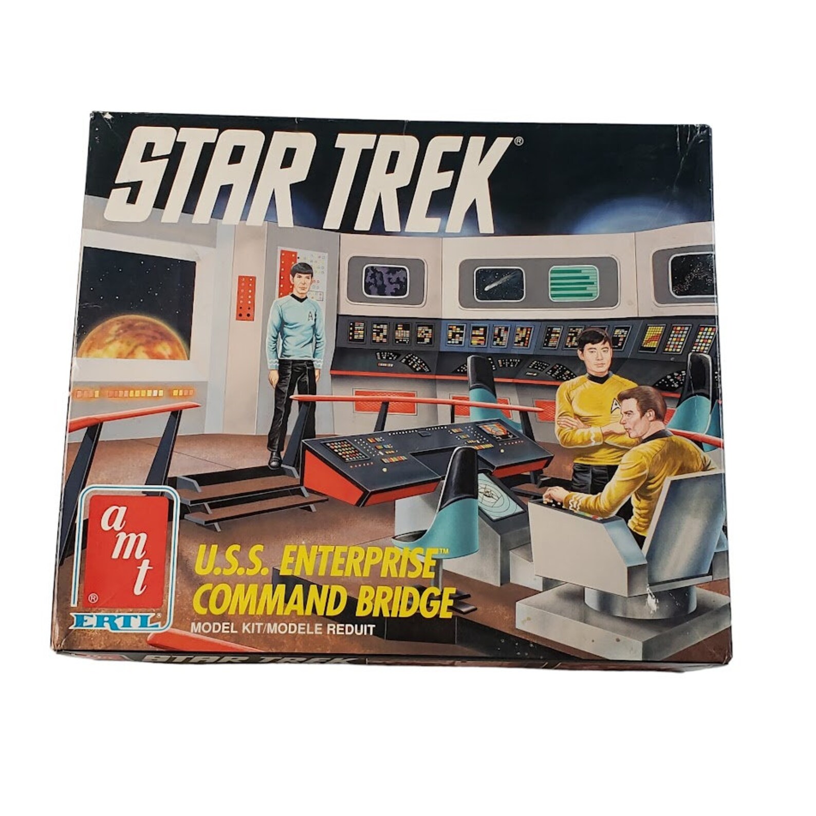 Star Trek USS Enterprise Command Bridge Model Kit 6007 2 Sets - Etsy