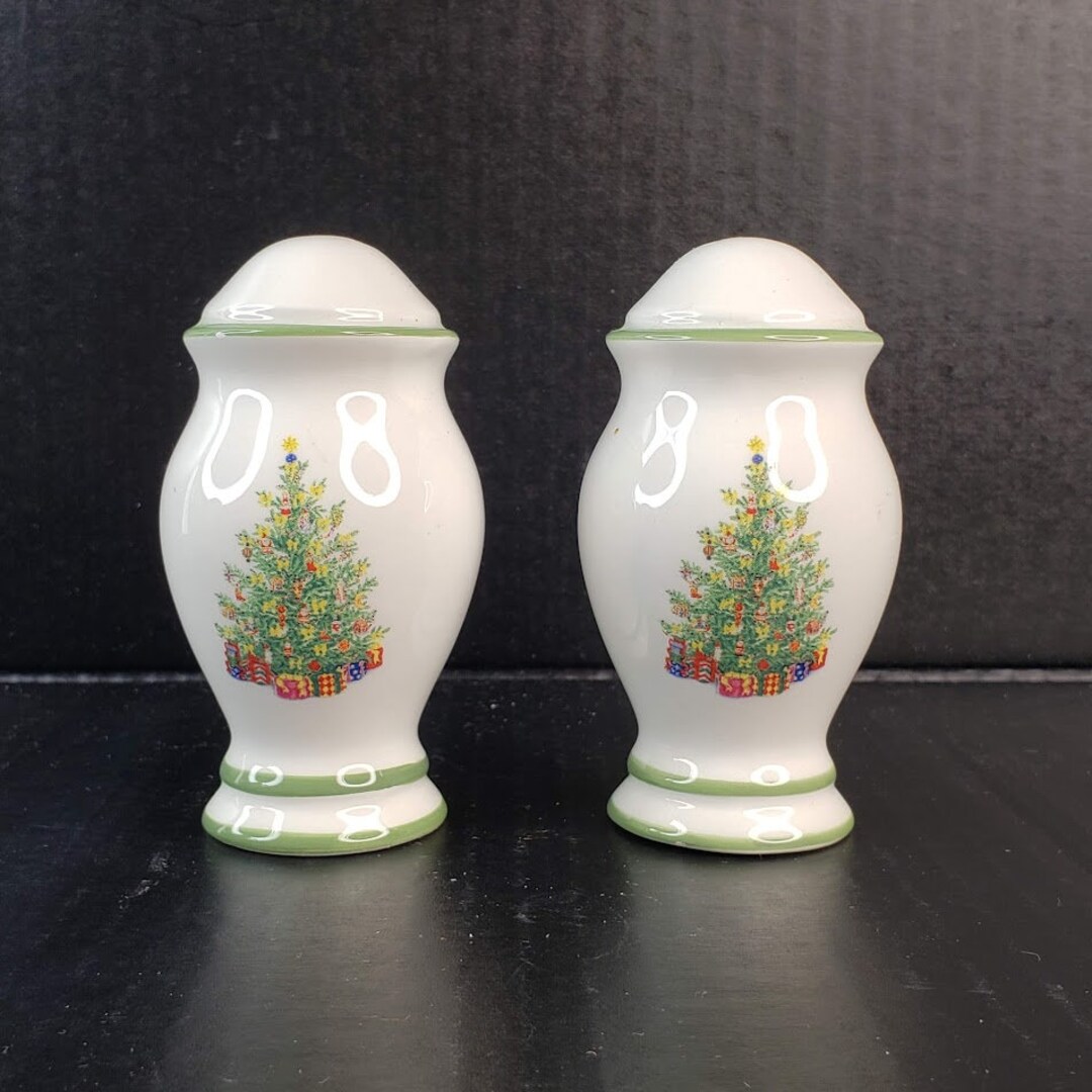 Vintage Christopher Radko Traditions Holiday Celebrations Salt & Pepper ...