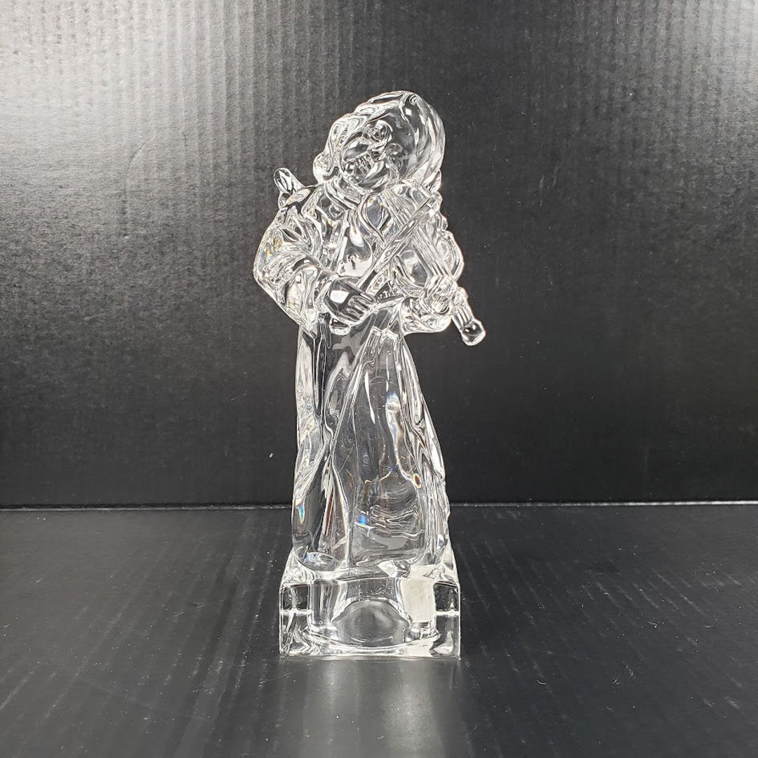 Mikasa Angel With Violin Figurine Lead Crystal Herald Collection Made ...
