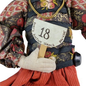 Vintage Phoebe Greathouse Winifred Baxter Cloth Folk Art Doll Burt's ...